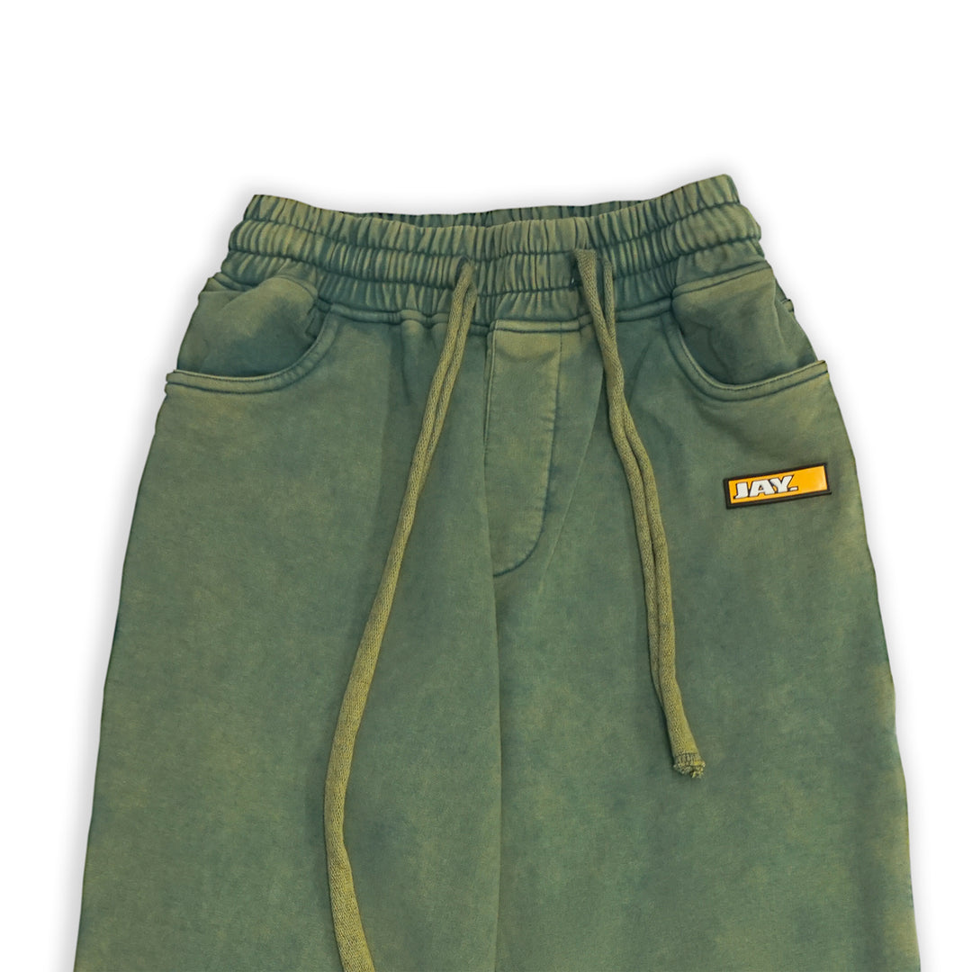 JAY TRACK PANTS IN WASHED GREEN [UNISEX] – JAYWALKING