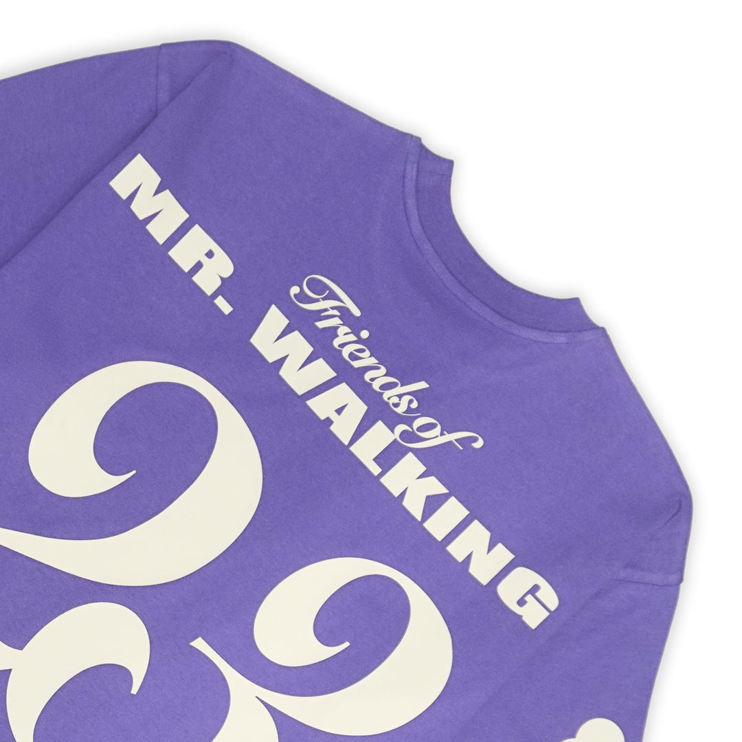 Friends Of Mr Walking T Shirt In Purple Unisex Jaywalking